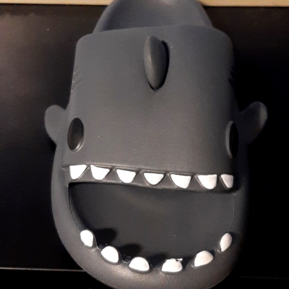 Late Time | Shoes | New With Tag Shark Slide Two Sharpie Shark Clogs ...